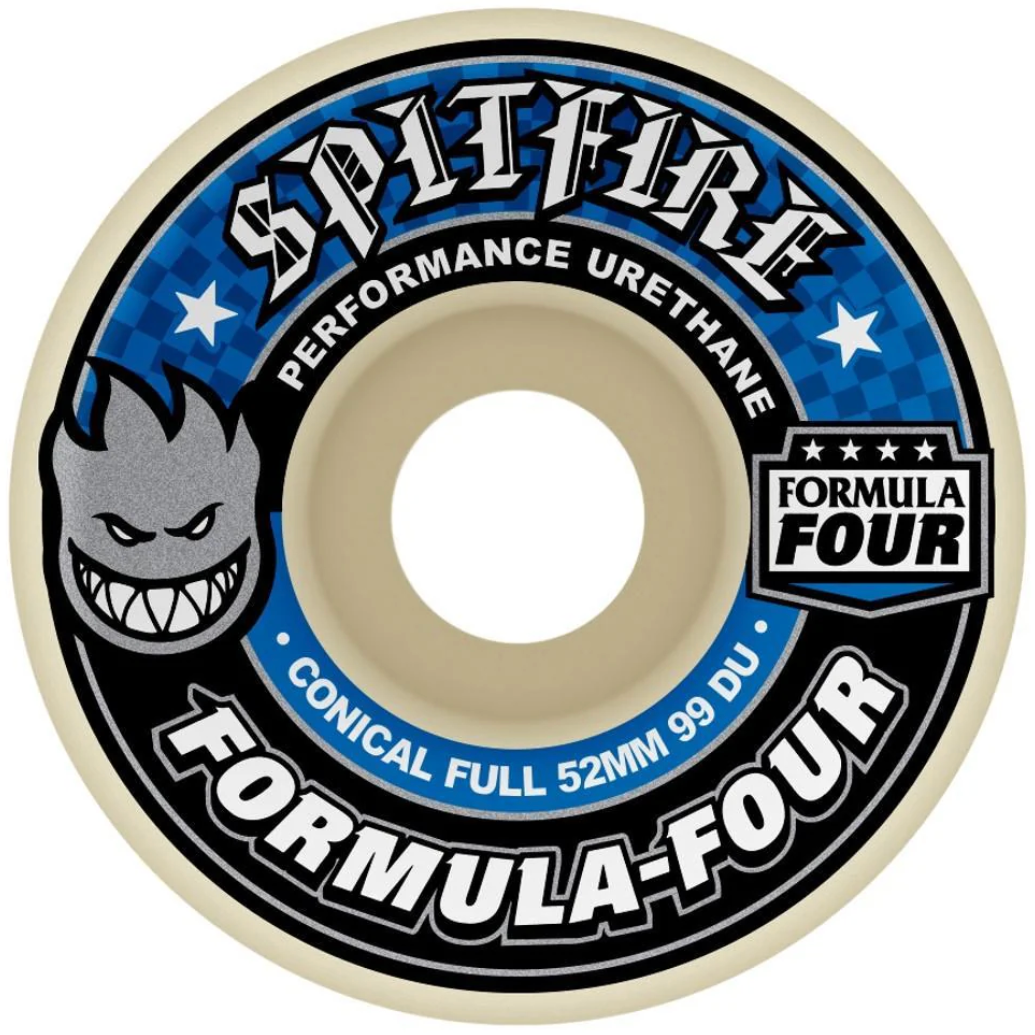 Spitfire Formula Four Conical Full 99d / Multiple Sizes* – Travel Skateshop